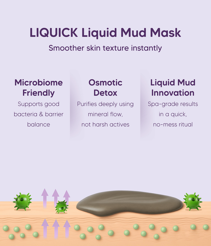 LIQUICK Liquid Mud Mask - Promise Cosmetics